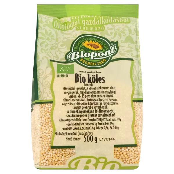 Biopont Bio köles hántolt 500 g - alto.hu
